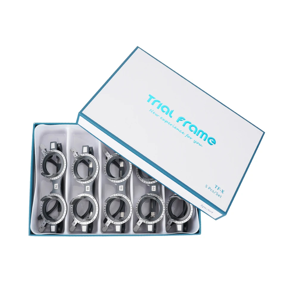 1pc New Design TF-X Plastic Optical Trial Frame Set Ophthalmic Trial ...