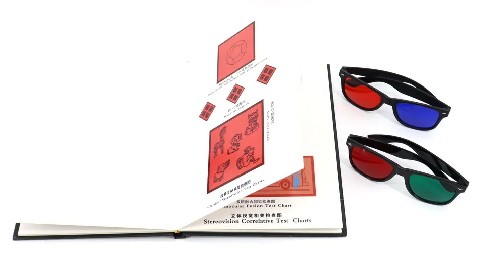 Random-dot Stereograms Comprehensive Visual Test Charts Book Color ...