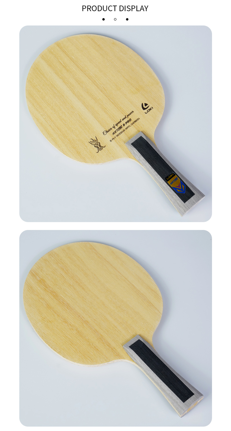 Original Loki Table Tennis Blade RXTON 3Pro/5Pro/9Pro (5Wood+2Carbon ...