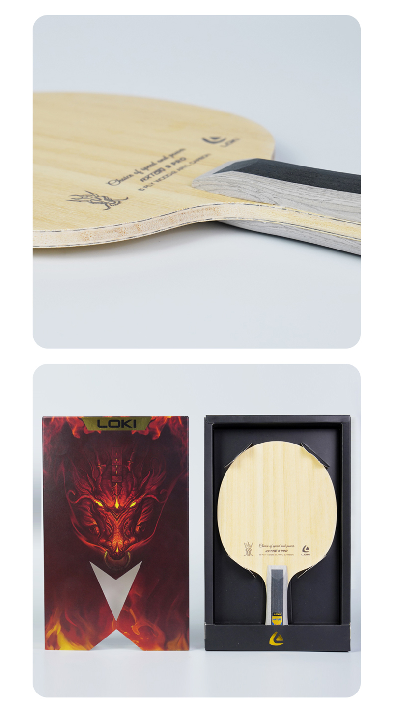 Original Loki Table Tennis Blade RXTON 3Pro/5Pro/9Pro (5Wood+2Carbon ...