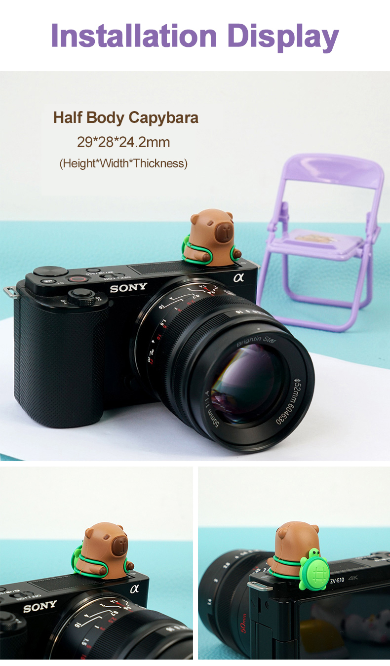 Cartoon cute hot shoe cover for Canon R50 M6 M50 Nikon Z30 Z50 Sony ...