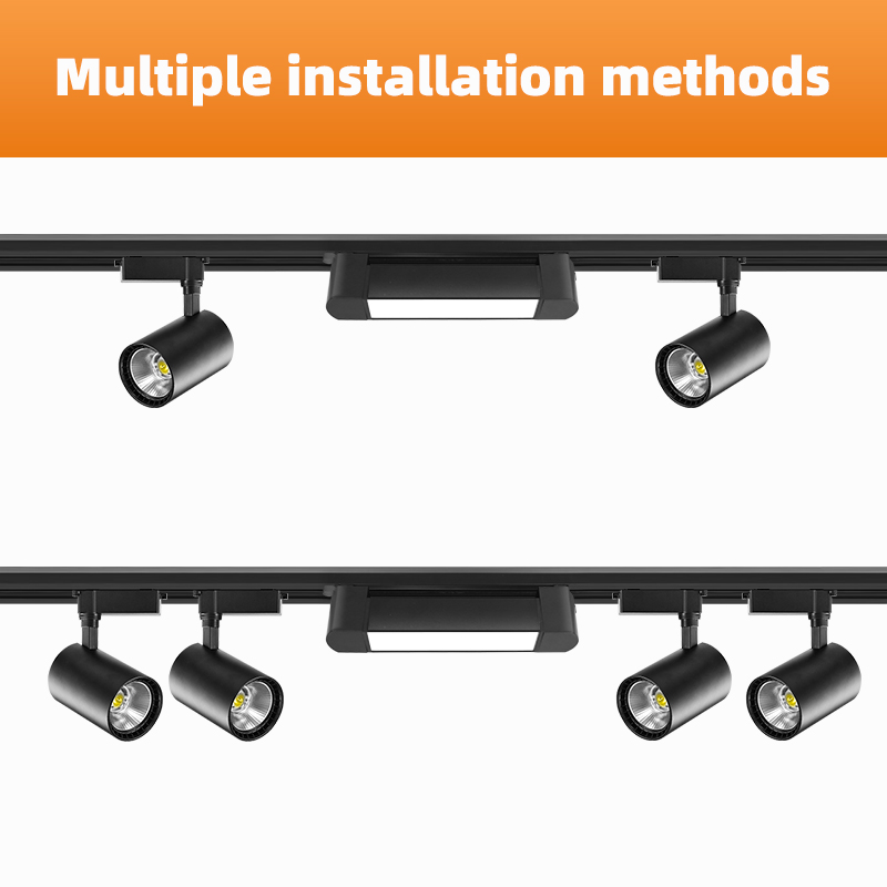 Track Light Set LED Spotlight 12/20/30/40W Modern Lamp COB Rail Lamps ...