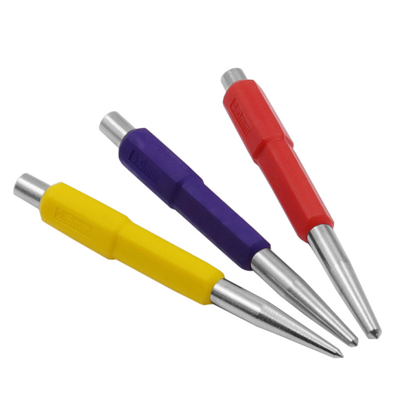 Three sets of sample punches Center punch Positioning punch Cylindrical ...