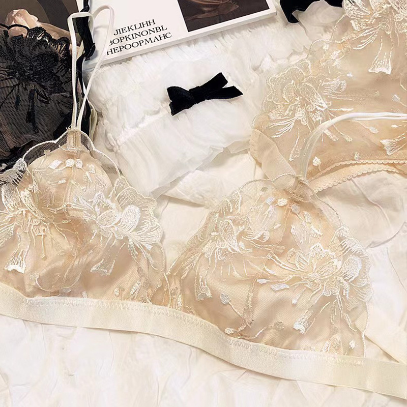 Sexy underwear women Lace bra Set Wireless bra Push-up性感内衣 | Shopee ...