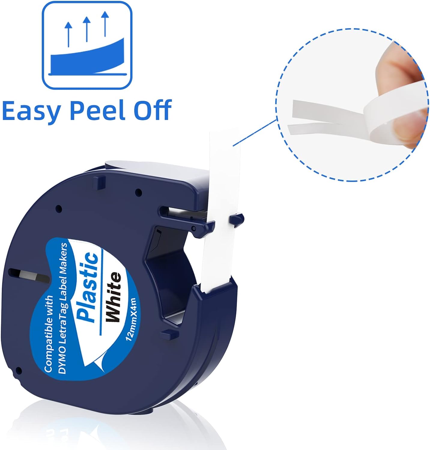 DYMO Compatible LetraTag Label Maker Tape Refills, for Dymo Letra Tag ...