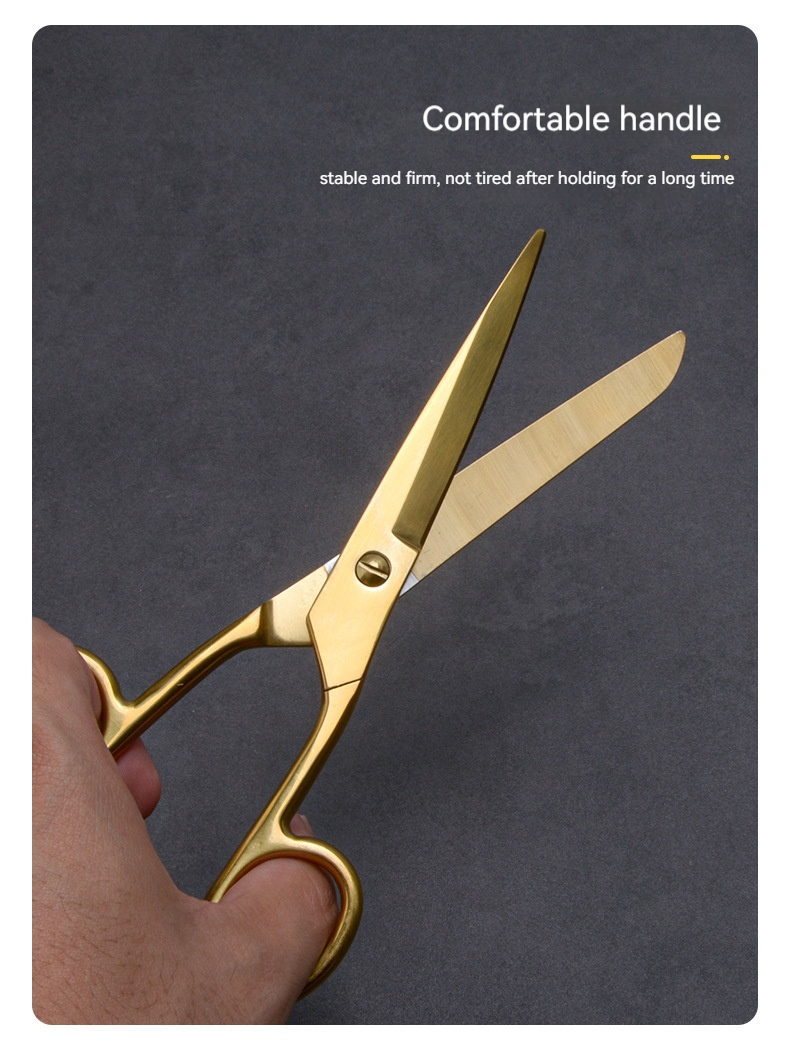 Golden Scissors Company Opening Ribbon Cutting Scissors Office Scissors Stationery Scissors ...