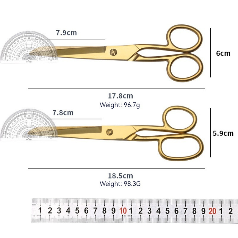 Golden Scissors Company Opening Ribbon Cutting Scissors Office Scissors ...