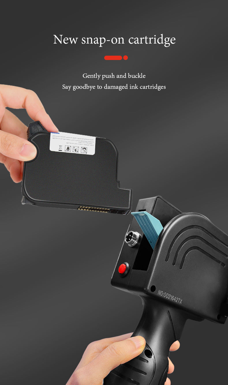 DRPDA KP10 Hand-held Inkjet Printer Date Time Coder Code Logo Label Maker on Galss Metal Plastic ...