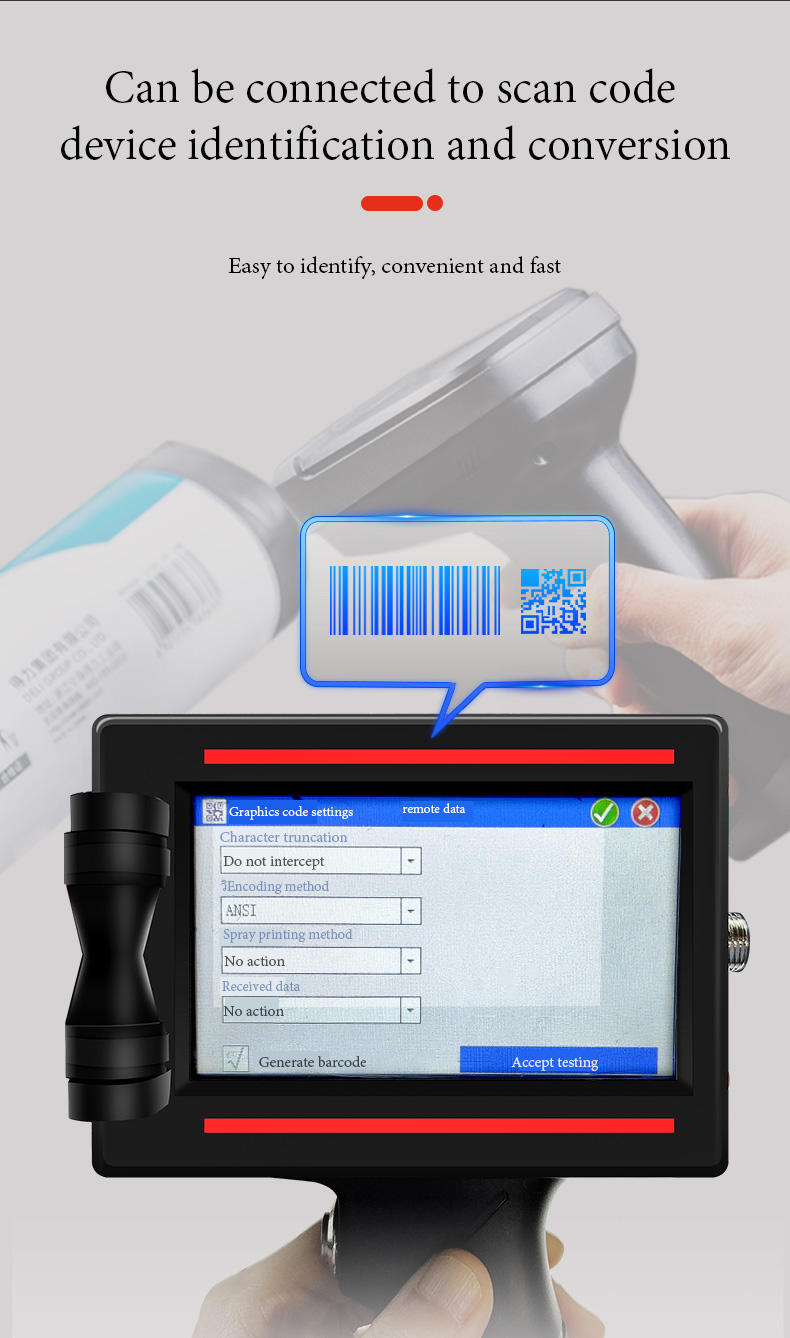 DRPDA KP10 Hand-held Inkjet Printer Date Time Coder Code Logo Label ...