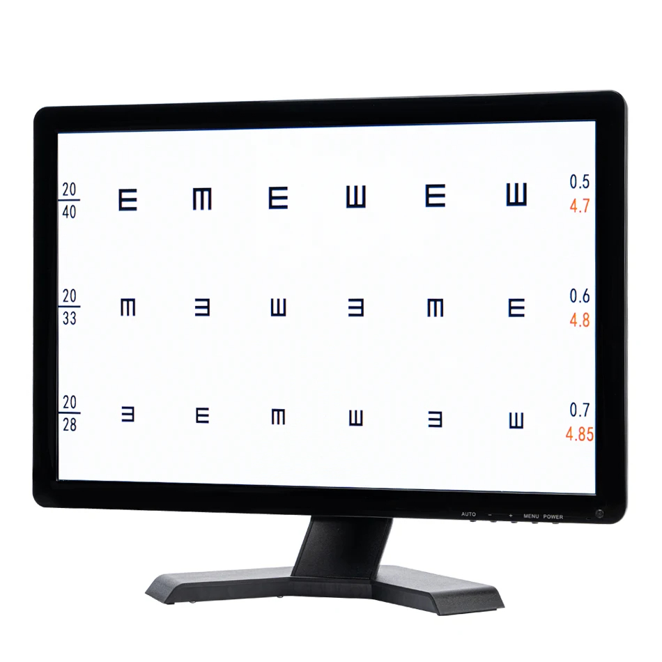 19 Inch Screen Vision Chart Panel Led Visual Acuity Testing Chart Eye ...