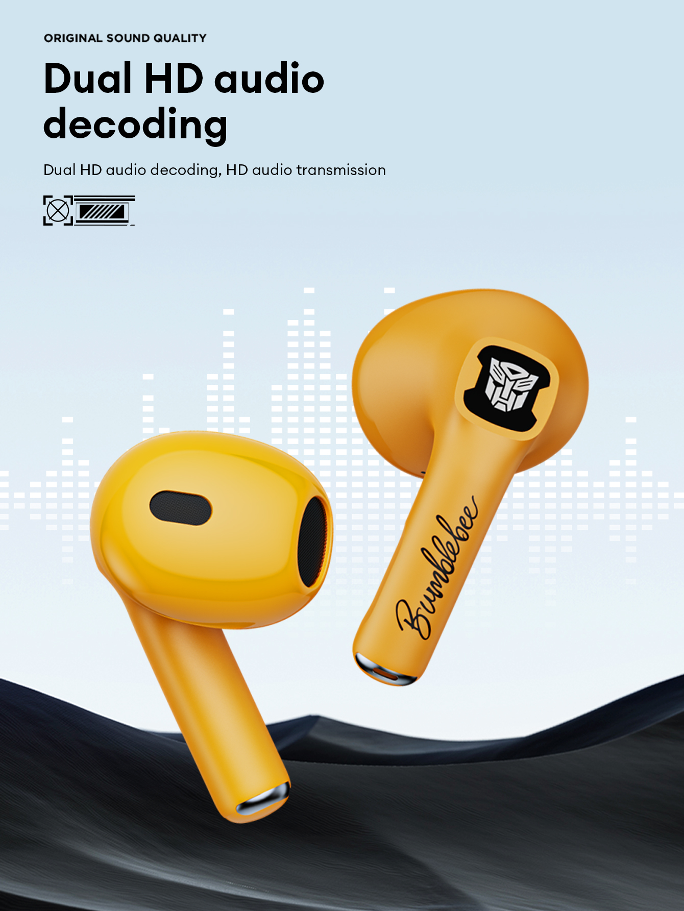 Transformers TF-T23 High-Definition True Wireless Bluetooth Earphone ...