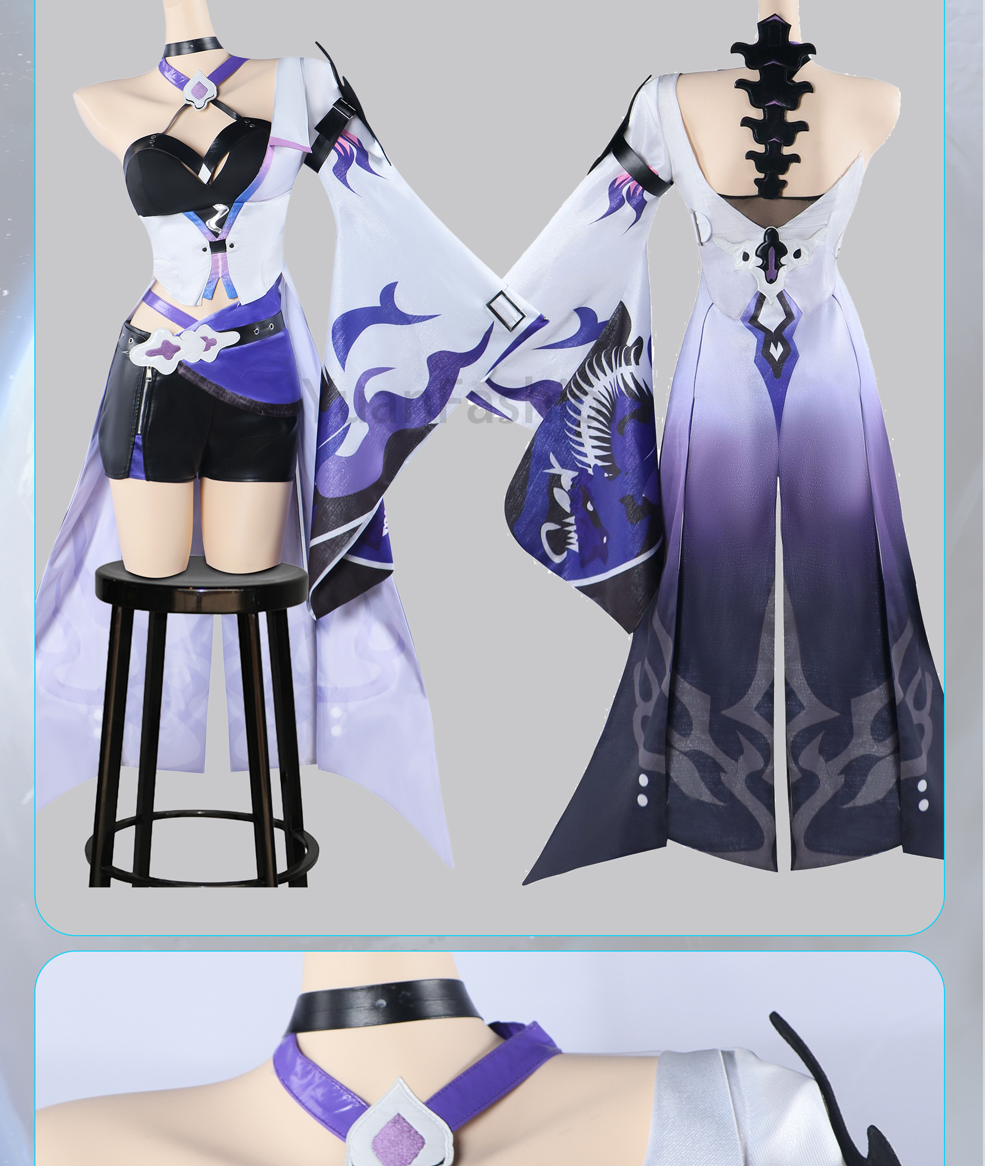 [Ready Stock] Honkai Star Rail cosplay clothing Acheron cosplay ...