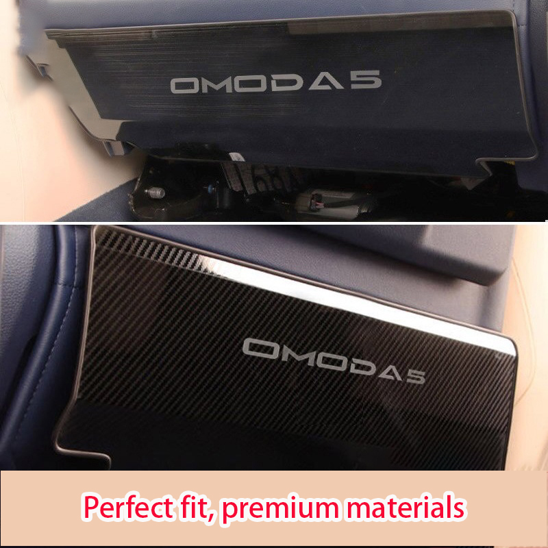 ZLWR Chery Omoda 5 2PCS car seat anti-kick plate, seat anti-dirty pad ...