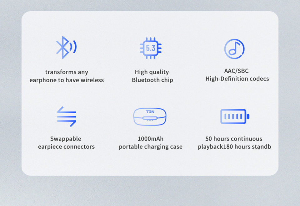 TRN BT20 PRO Wireless Bluetooth 5.3 HIFI Earphones Module Replaceable ...