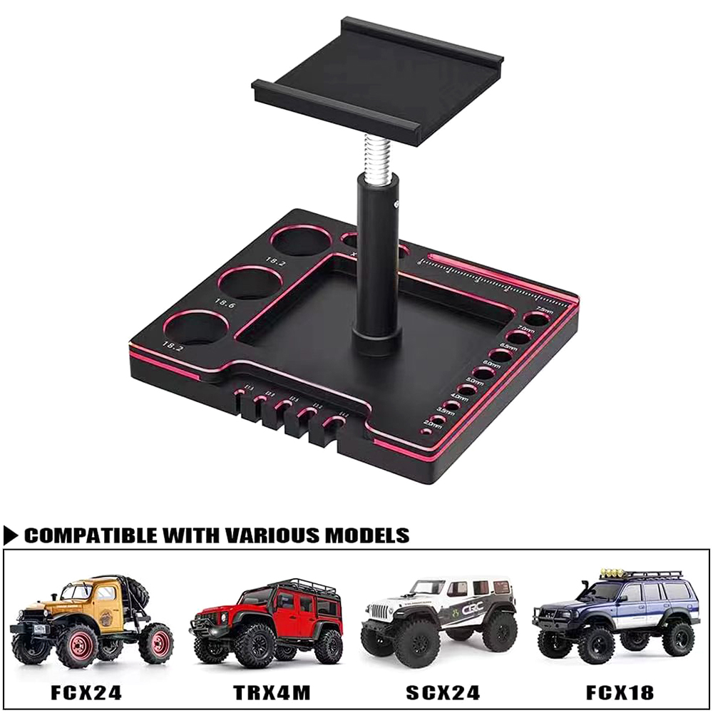 9IMOD RC Car Repair Stand Metal Work Station Platform for 1/8 1/10 1/18 ...