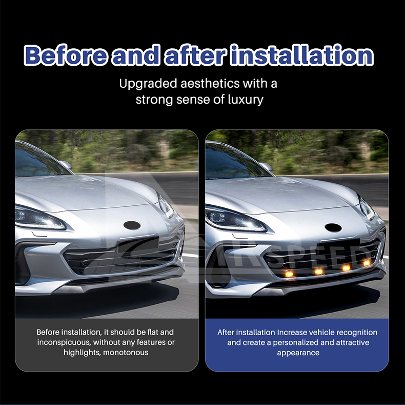 LED Car Decoration Lights for Subaru BRZ 2021-2024 Car Center Grille ...