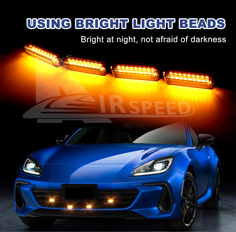 LED Car Decoration Lights for Subaru BRZ 2021-2024 Car Center Grille ...