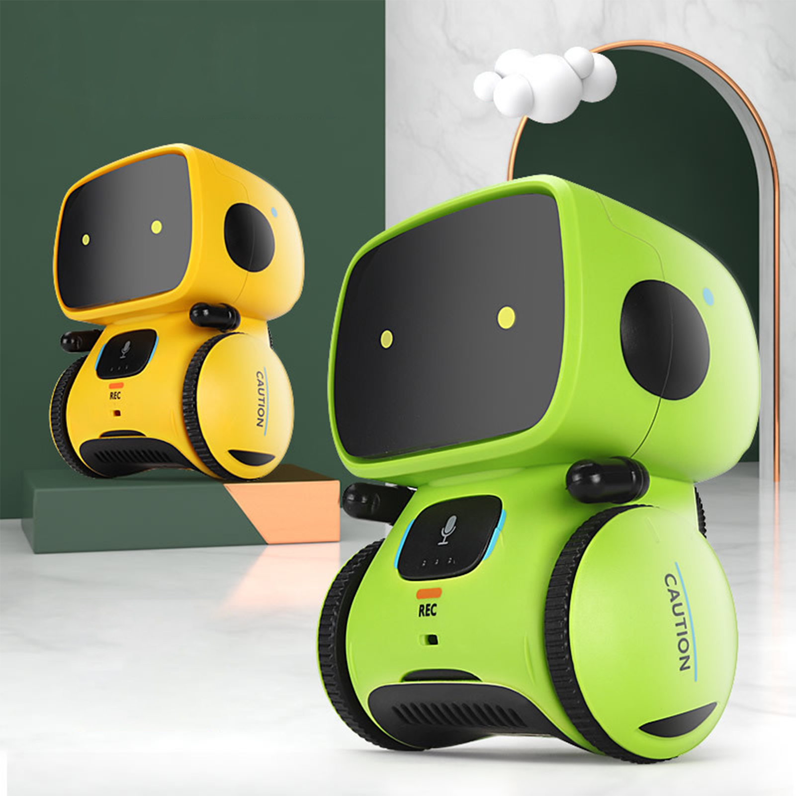 Emo Robot Smart Robot Dance Voice Command Sensor, Sing, Dance, Repeat ...