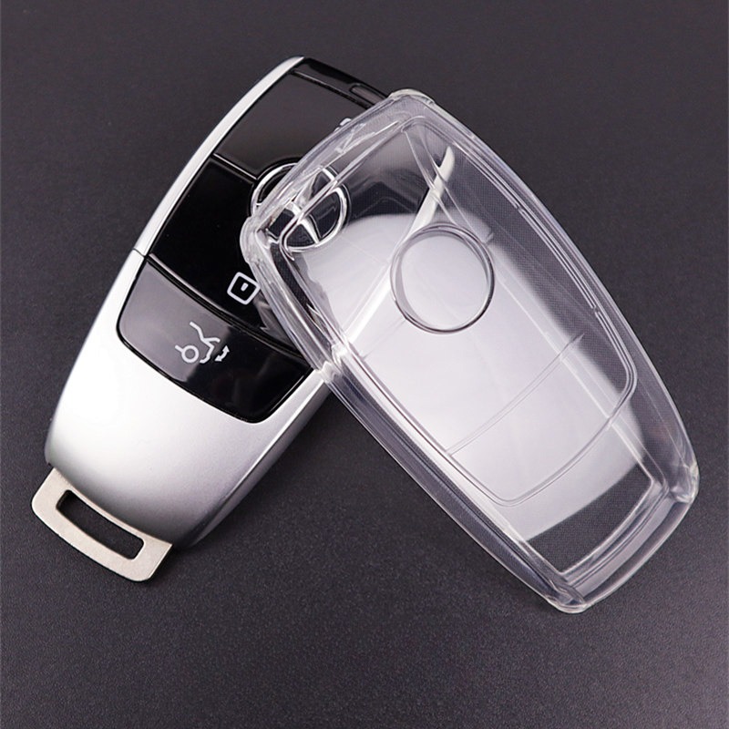 TPU Car Key Cover For Mercedes Benz E Class W213 W205 E200 E260 E300 ...