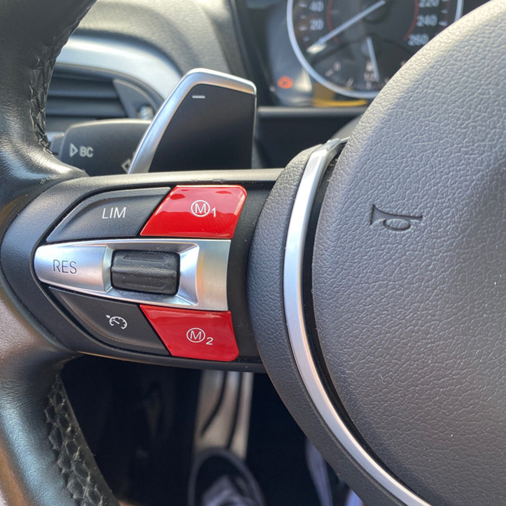 Car Steering Wheel M1 M2 Switch Button Cover Fit For BMW M3 M4 M5 M6 ...