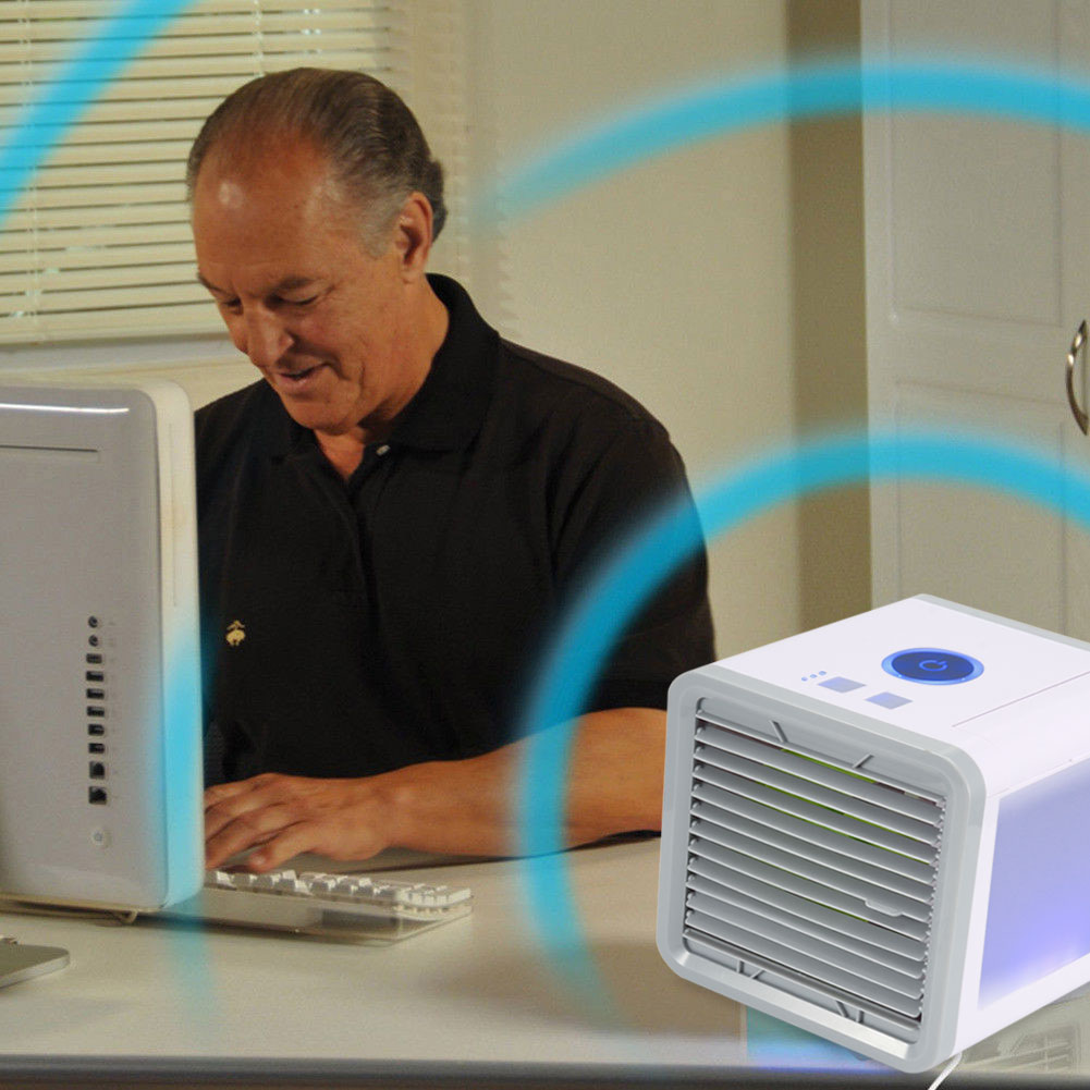 USB Mini Portable Air Conditioner Humidifier Purifier Disinfection Air ...