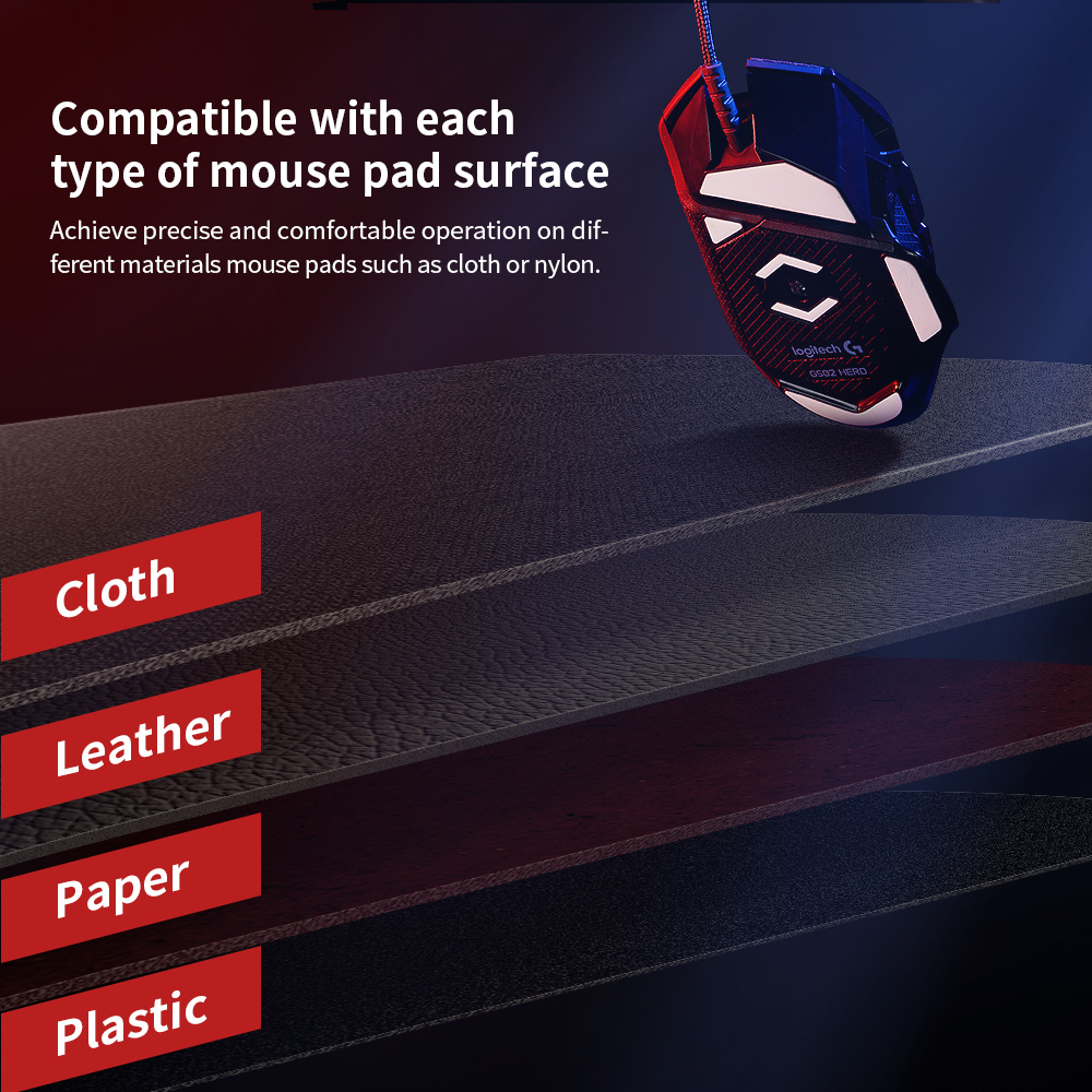 2 Sets Hotline Games 3.0Plus Mouse Feet Stickers For Razer DeathAdder ...