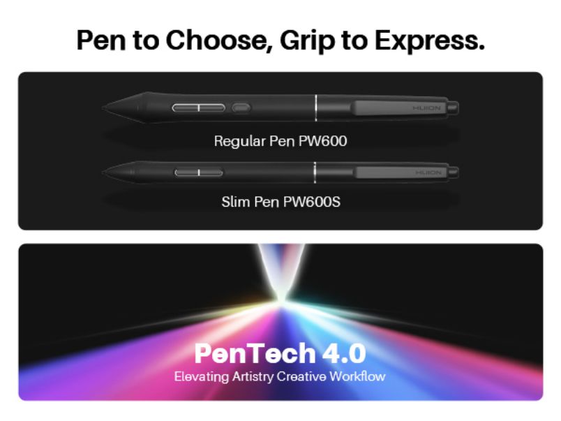 HUION KAMVAS Pro 19 4K UHD Drawing Tablet with Touch Screen, 96% Adobe ...