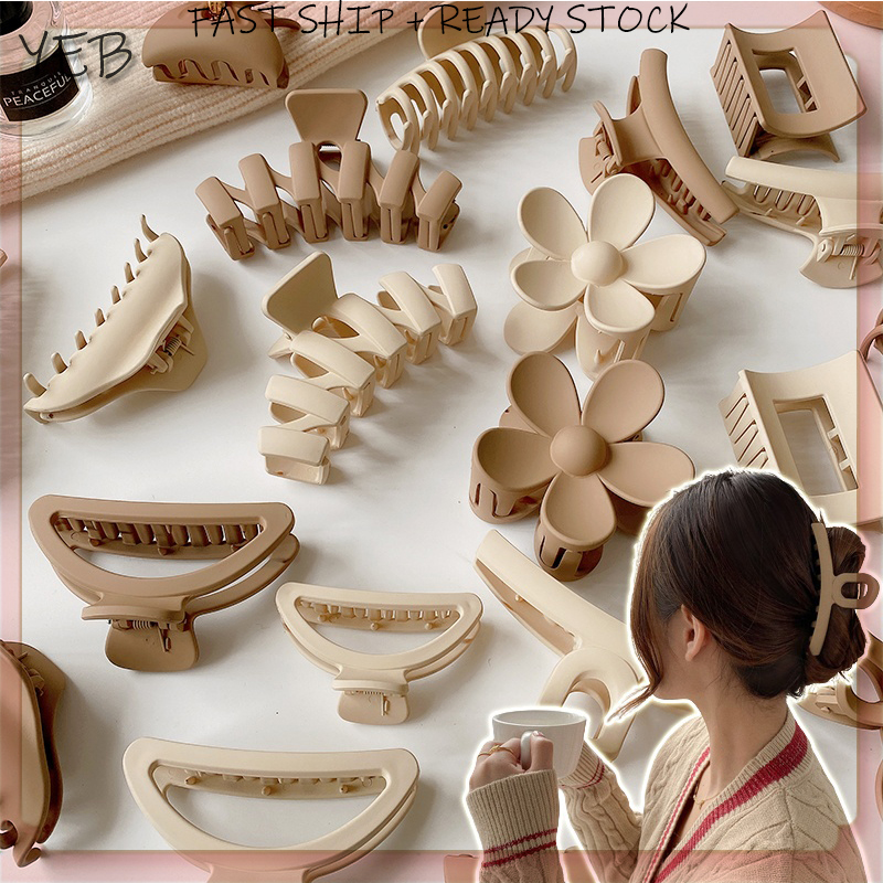 【READY STOCK AT MALAYSIA】Hair Clip Rambut Korea Hair Clips Ikat Rambut ...