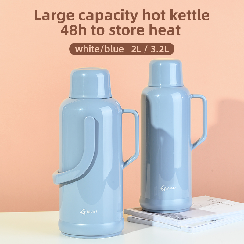 GIANXI Thermos pot Hot water bottle Glass liner Large capacity boiling ...