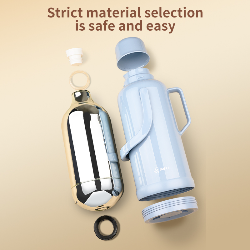 GIANXI Thermos pot Hot water bottle Glass liner Large capacity boiling ...