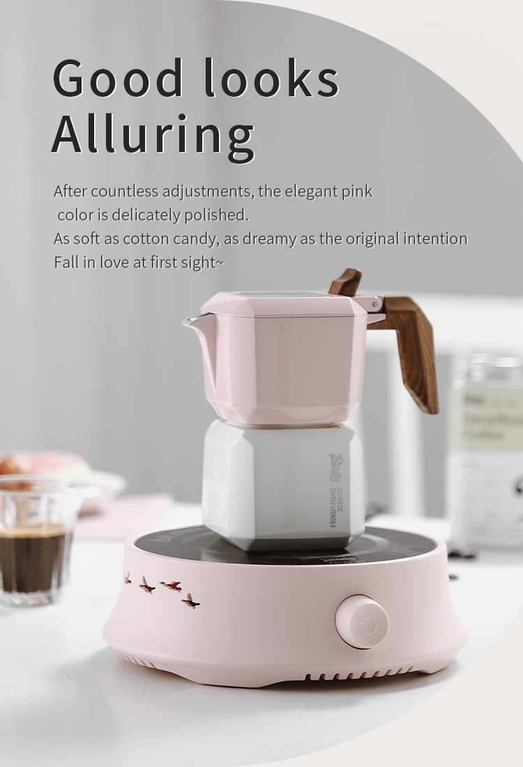 BINCOO Moka Pot Electric Ceramic Stove Household Small Coffee Tea Stove ...