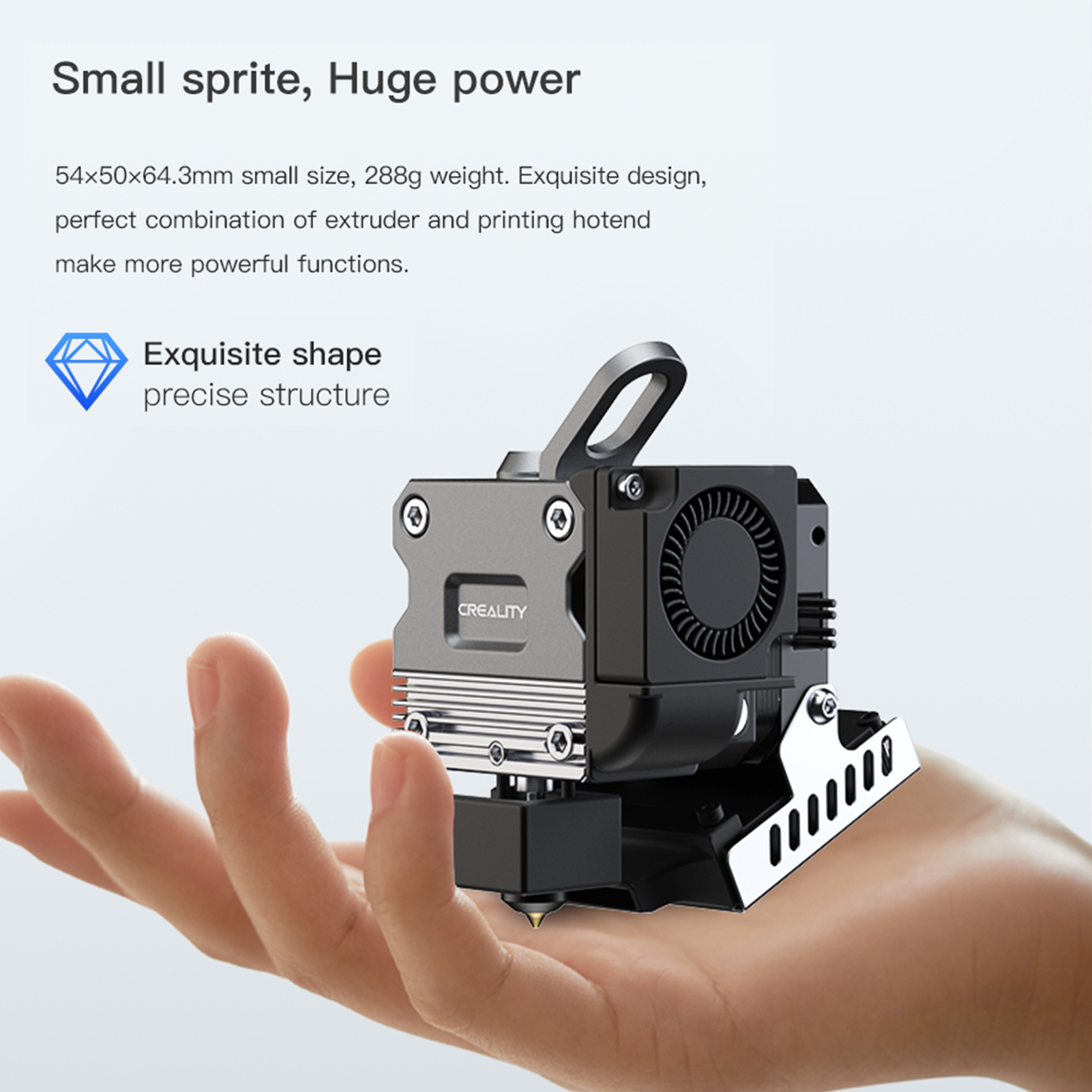 [CARM] Creality 3D Printer Sprite Extruder Pro Kit DIY Gear Ratio 3.5:1 ...