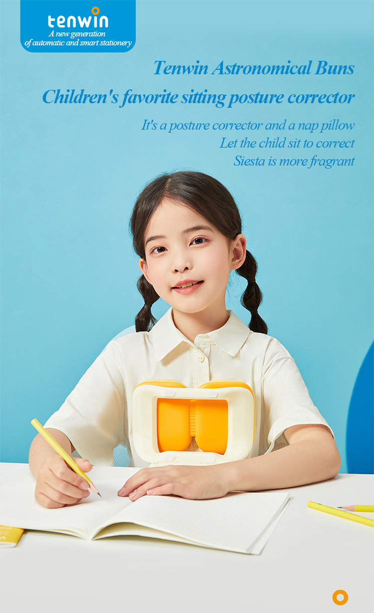 Angel Mark Sitting Posture Corrector Stationery Set Students Writing ...
