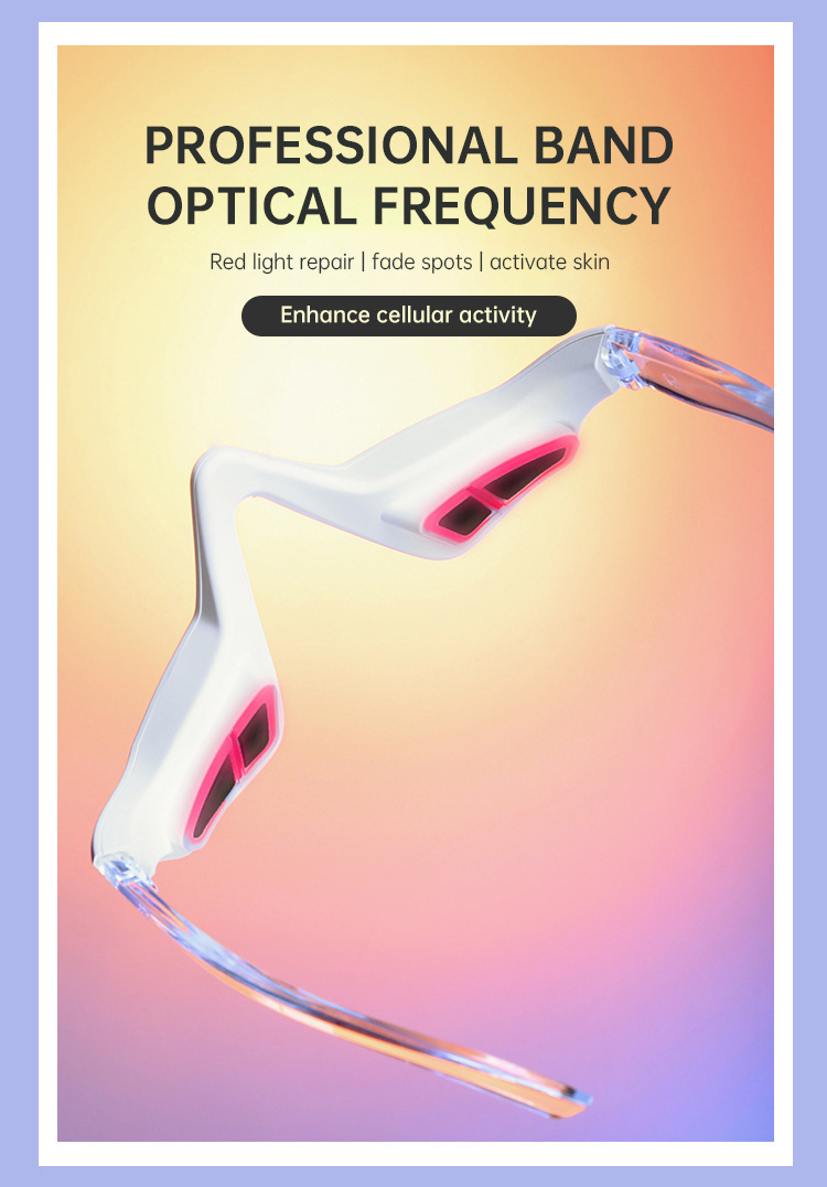 Skin Care Red Light Therapy Glasses Specifically for Dark Circles and ...