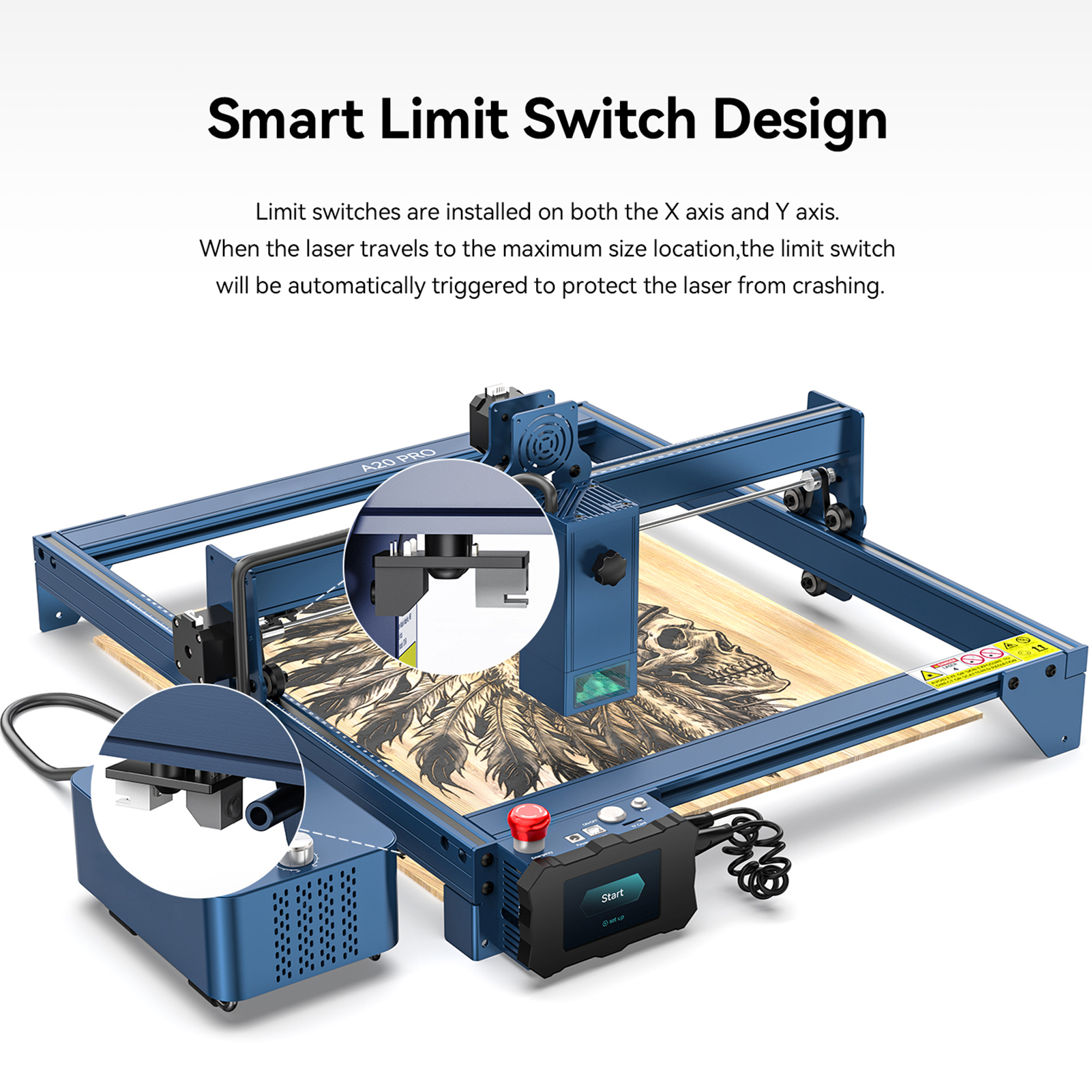 Atomstack A20 Pro Laser Engraver Engraving Cutting Machine With F30 Pro ...
