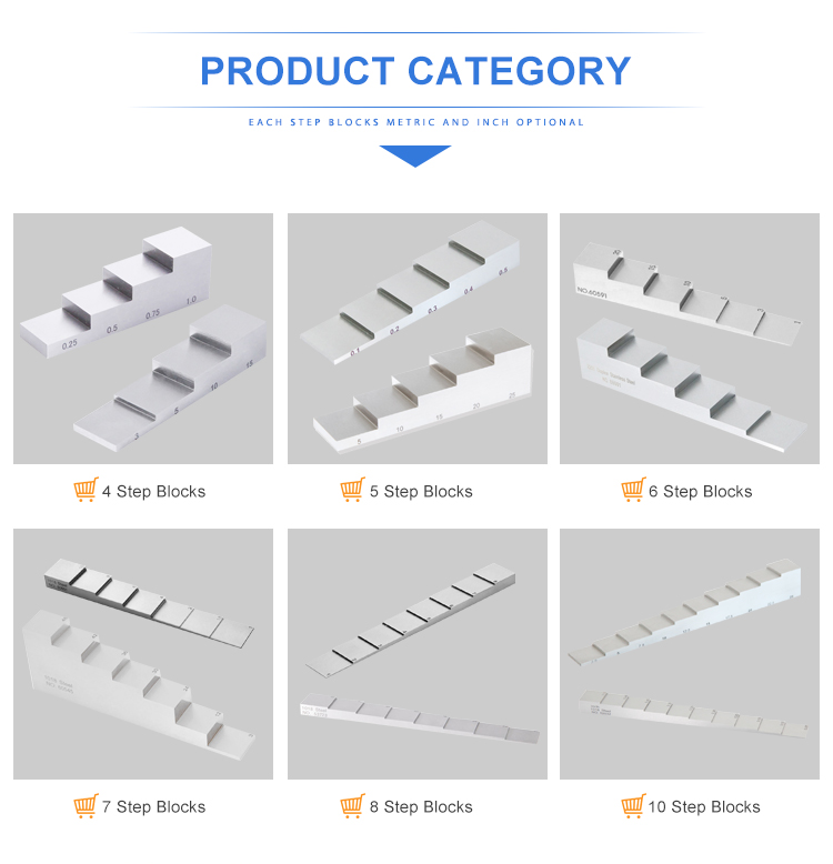 YUSHI 4-Step 5mm/10mm/15mm/20mm Block Test Blocks Ultrasonic Block for ...