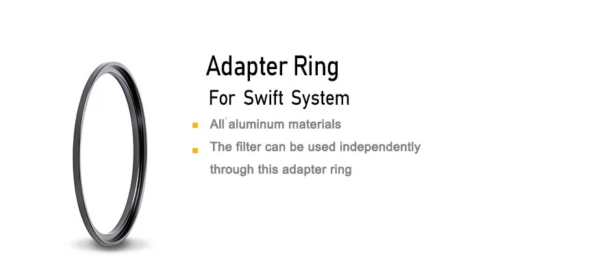 Nisi Swift System Adsorbable Round Filter Set Adjustable ND1-5 5-9 1-9 ...