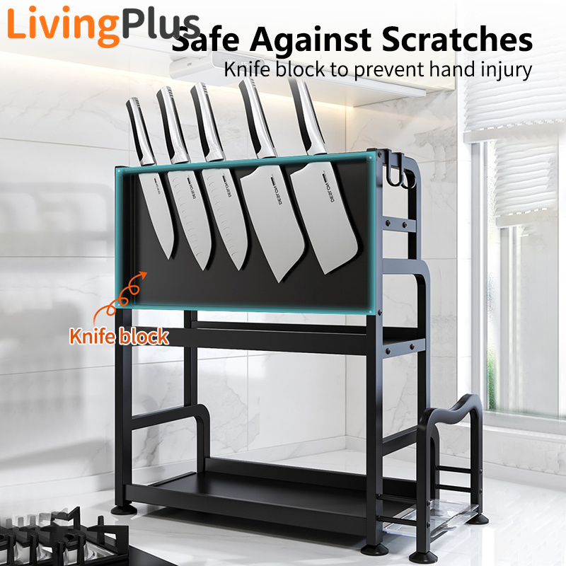 Spice Rack Kitchen Rak Rempah Rak Dapur Stainless Steel Seasoning ...