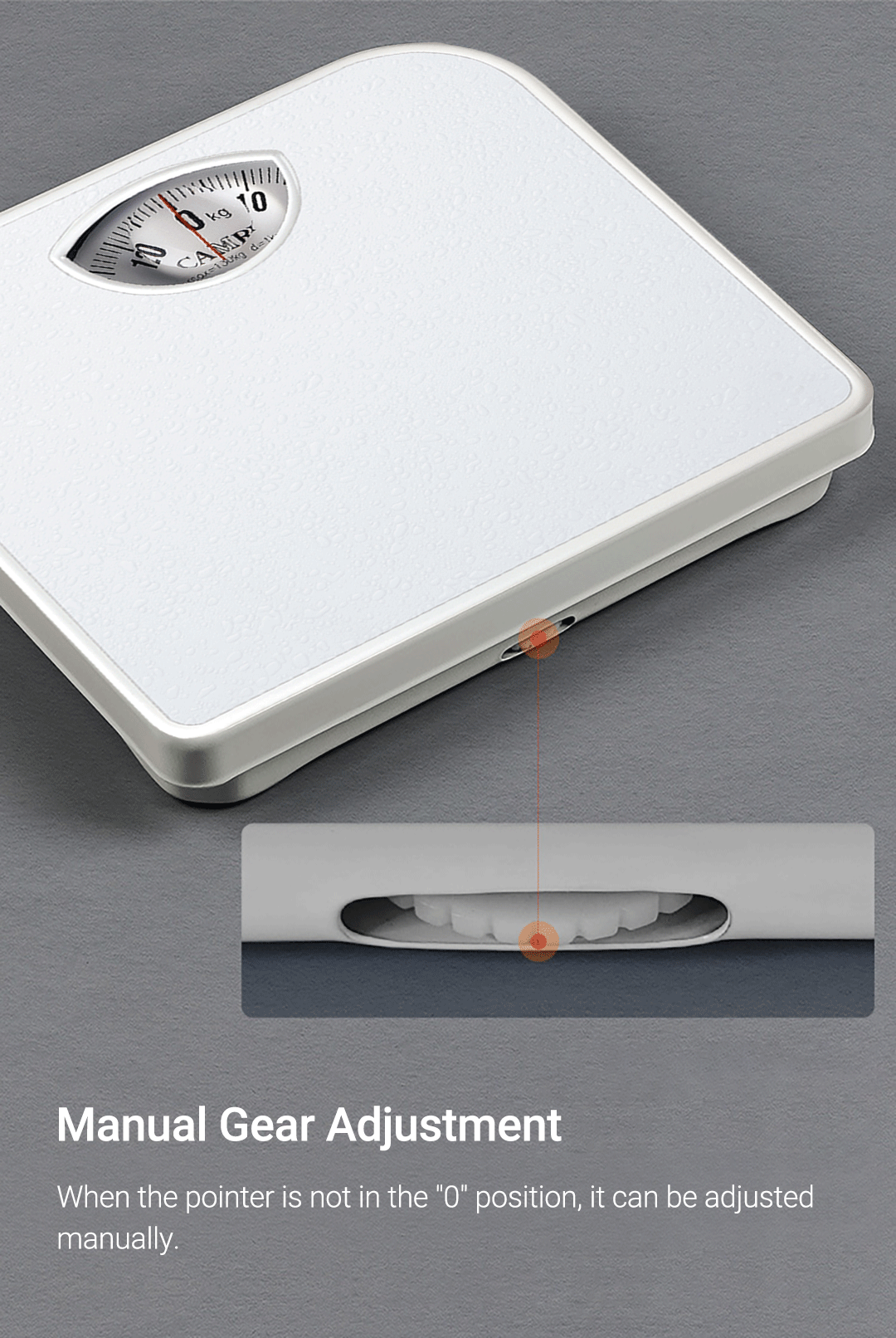 CAMRY Mechanical Scales for Household,Thinner Extra-Large Dial Analog ...