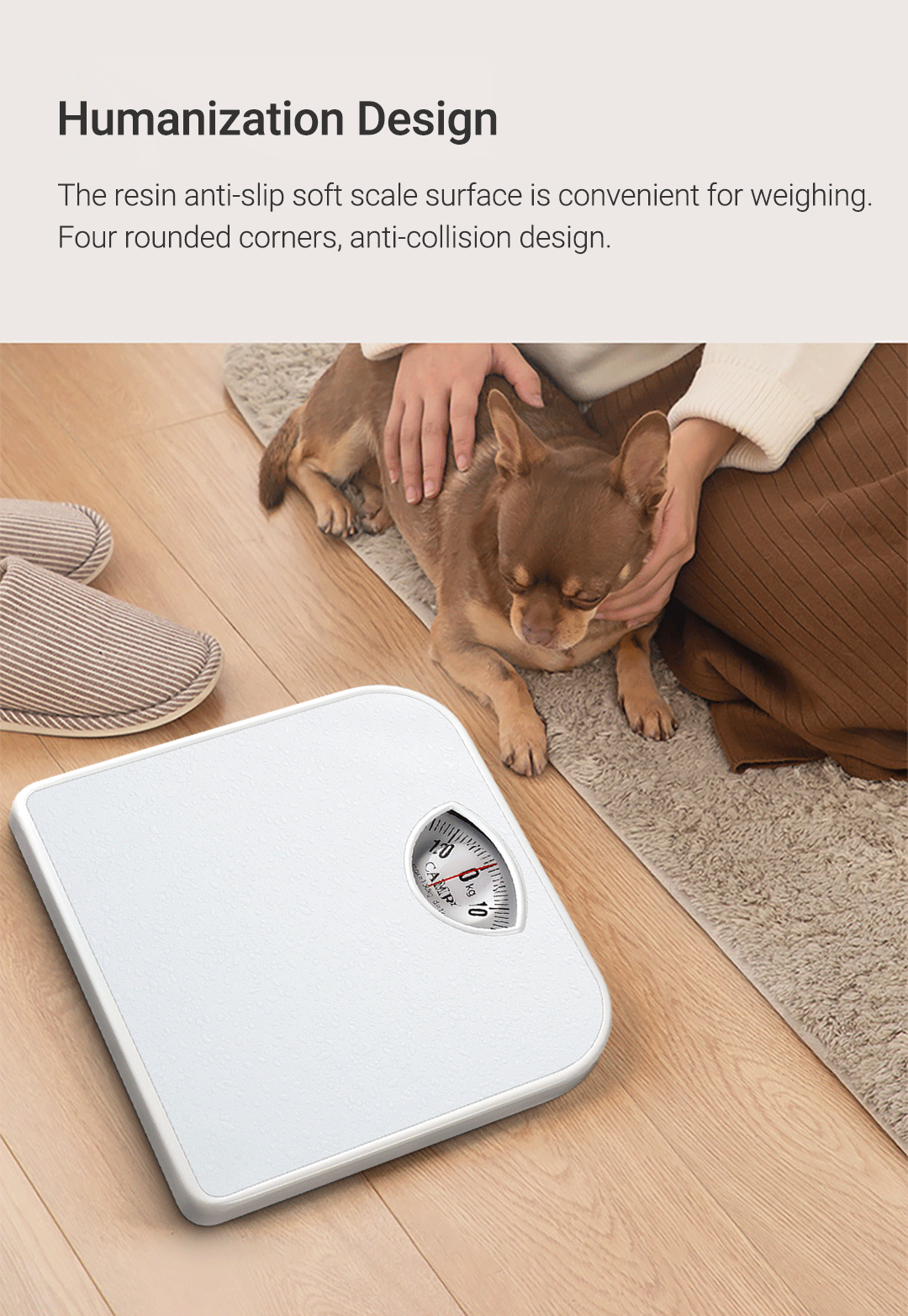 CAMRY Mechanical Scales for Household,Thinner Extra-Large Dial Analog ...