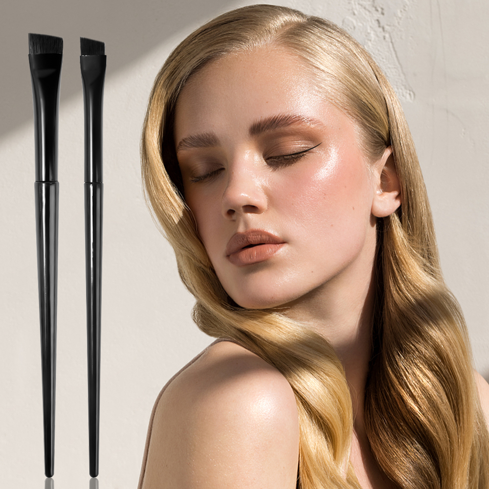 Soft Fiber Wool Eyeliner Eyebrow Brush - Professional Nose Shadow Brush ...