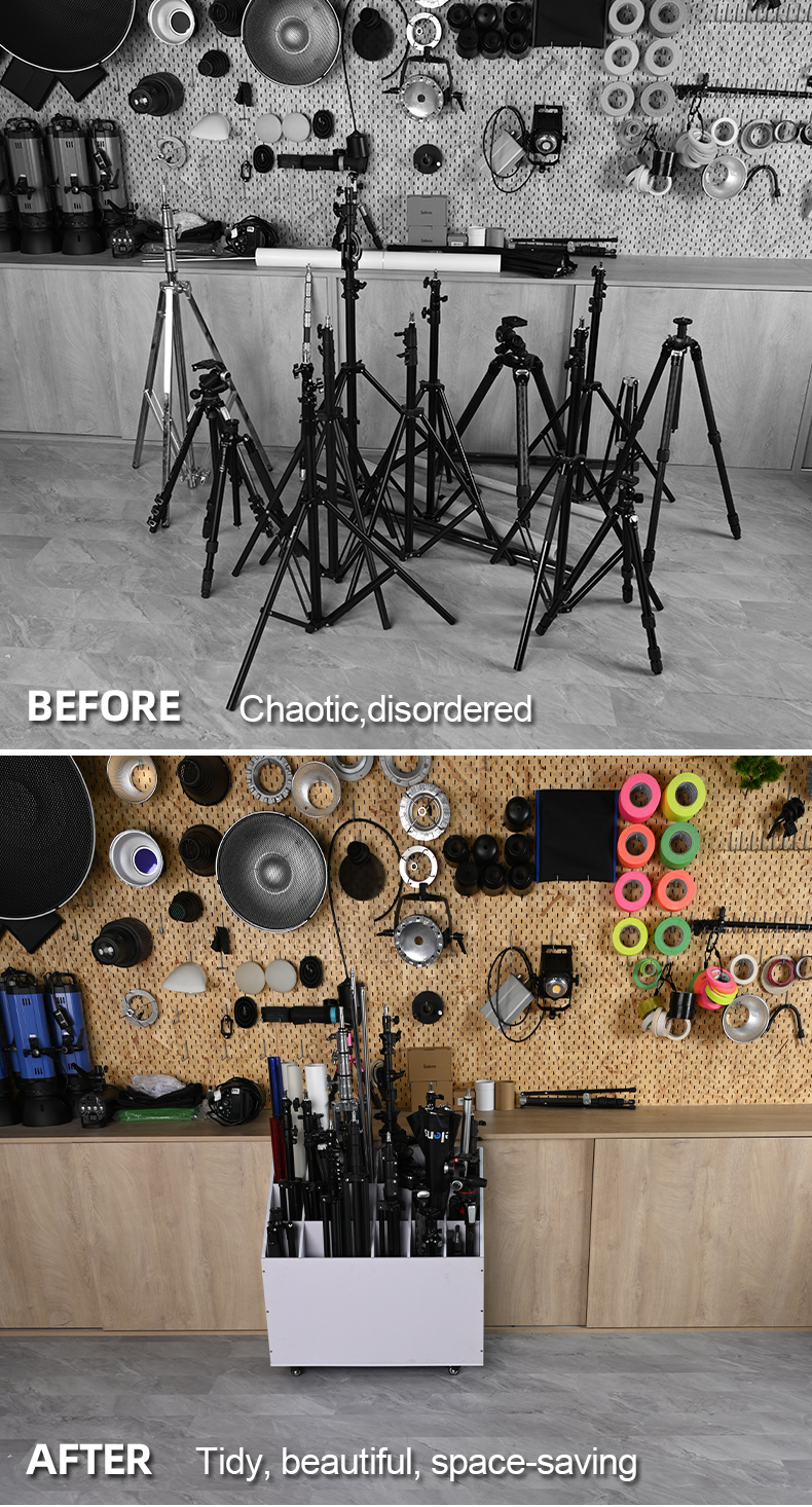 Selens Studio Storage Box Case for Tripods, Stands, Backdrop and ...