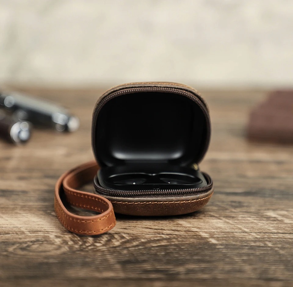 CONTACTS FAMILY Luxury Earphone Case For Beats Fit Pro Case Leather ...