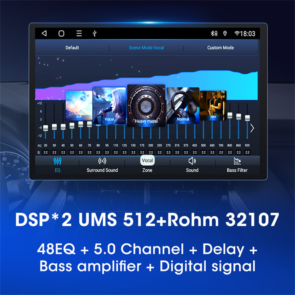 [4+64G 2K Qled]13 Inch Large Screen Multimedia Video Player 8 Core 2 ...