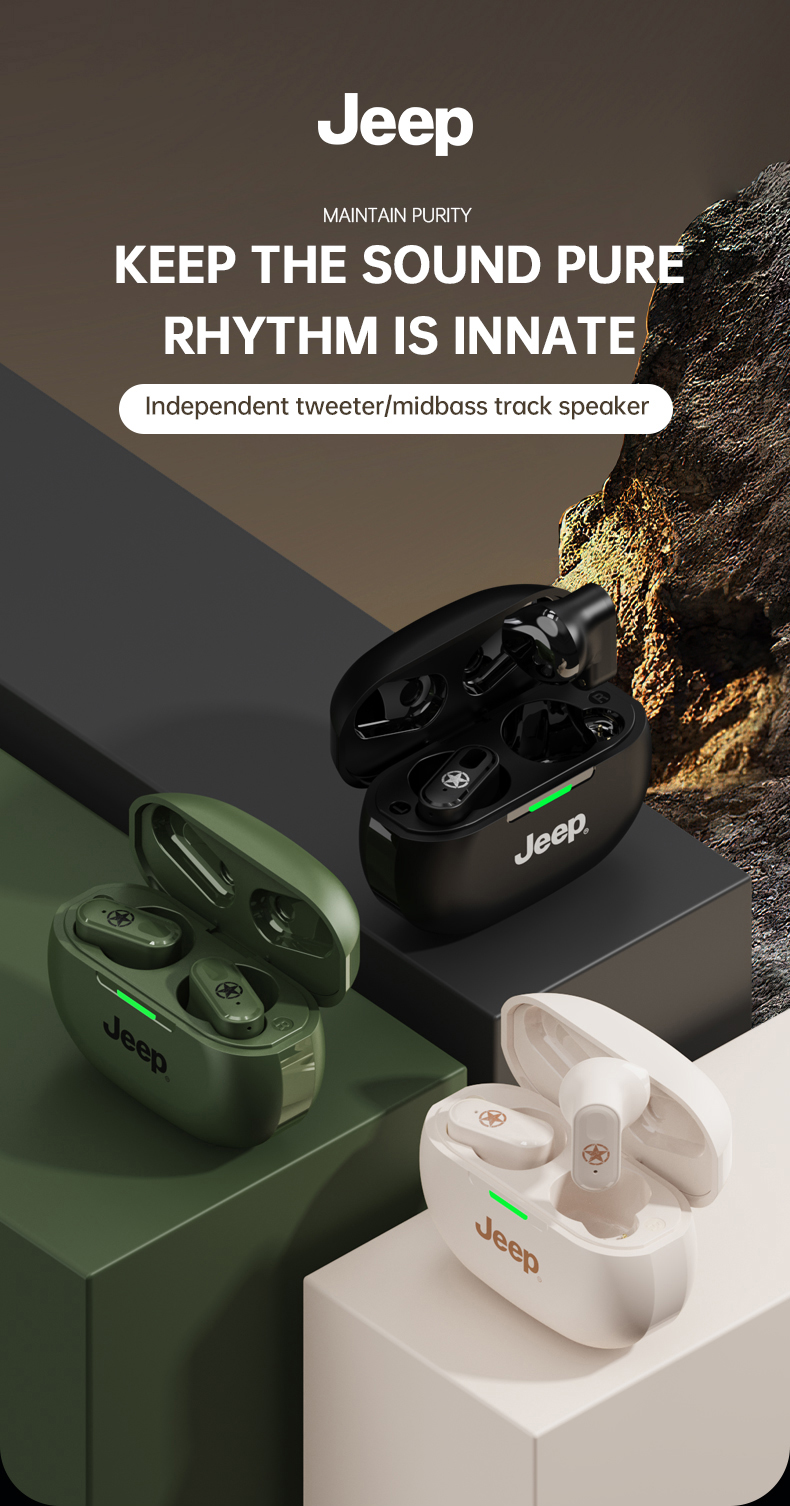 [Ship In Malaysia] Jeep EW011 TWS True Wireless Bluetooth Earphones ...