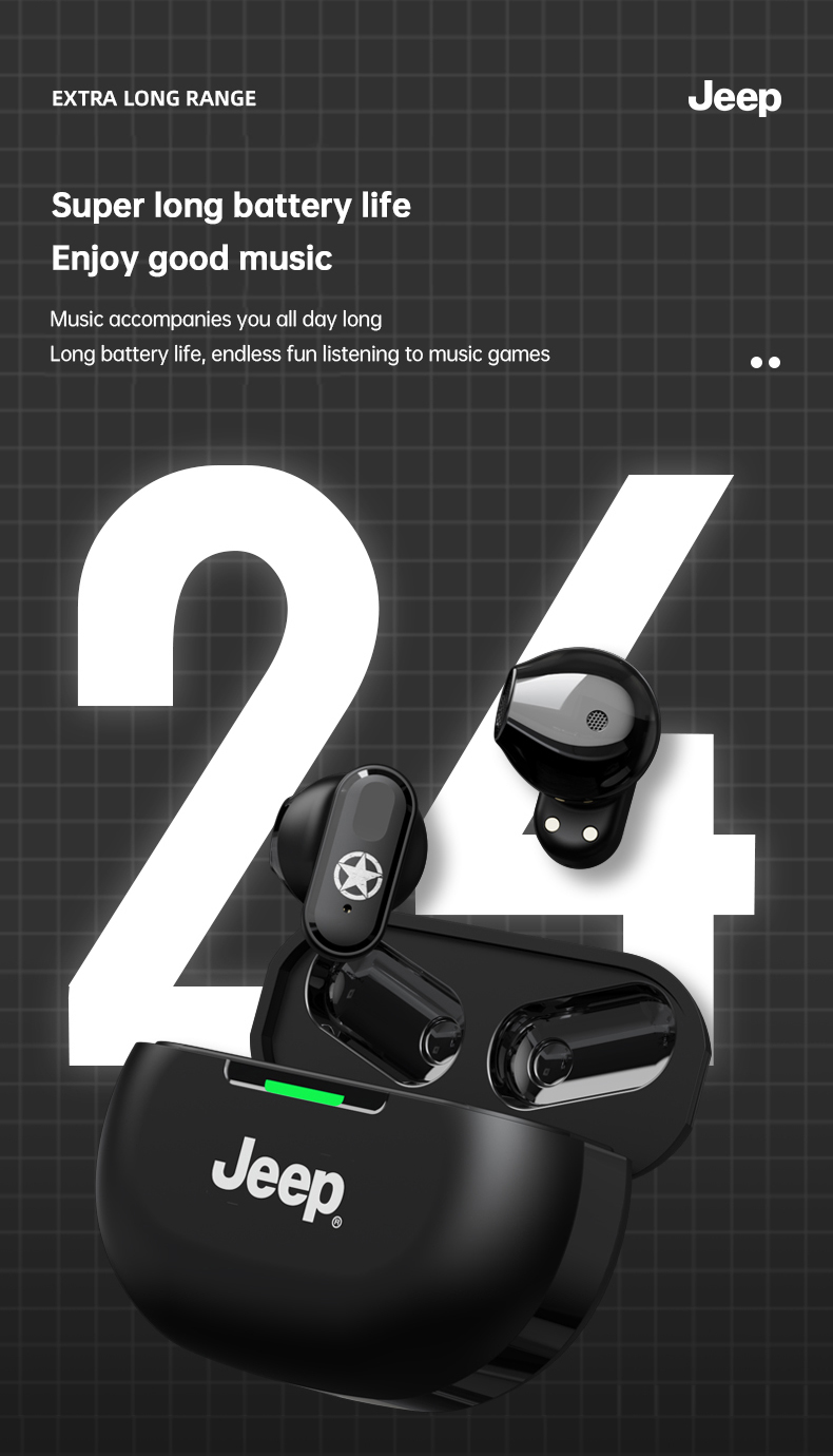 [Ship In Malaysia] Jeep EW011 TWS True Wireless Bluetooth Earphones ...