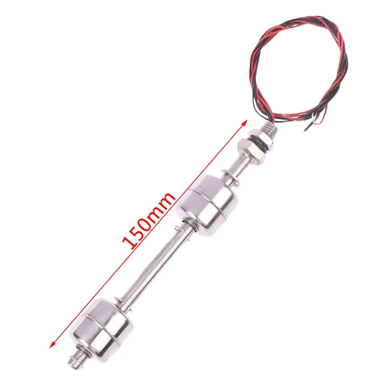 Double Ball Float Switch Tank Liquid Water Level Sensor Stainless Steel ...