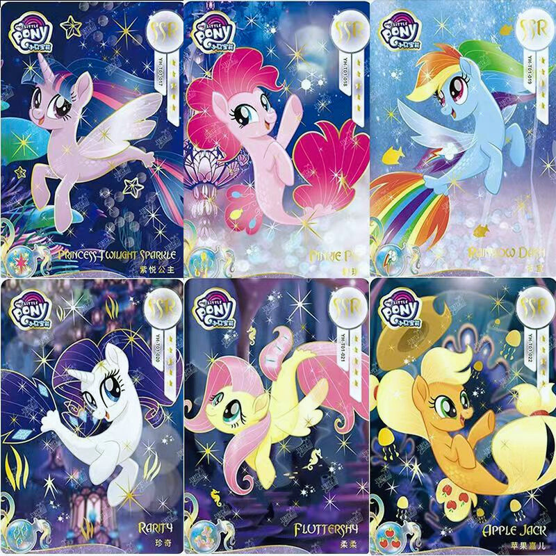 My Little Pony Rainbow Card Battle Card CR/UR/SR/SRR Card Genuine Anime ...