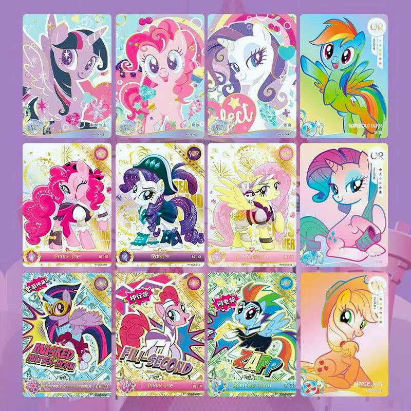 My Little Pony Rainbow Card Battle Card CR/UR/SR/SRR Card Genuine Anime ...