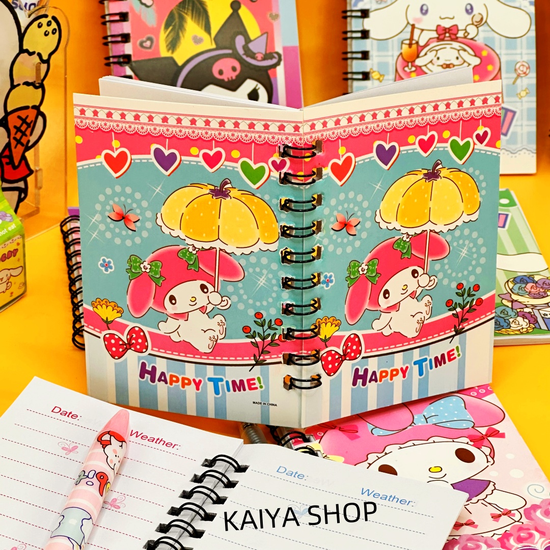 Notebook+Pen】 Student Sanrio Notebook Portable Notebook for Primary ...